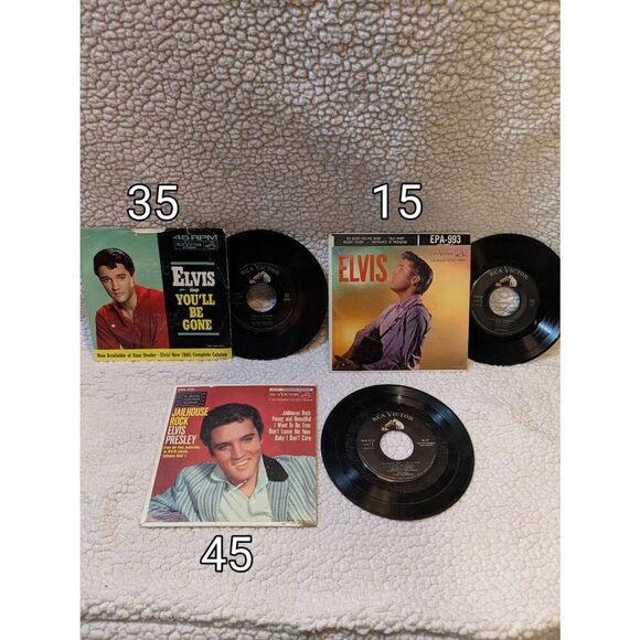 Elvis Presley | Media | Vintageelvis Presley 45s | Poshmark